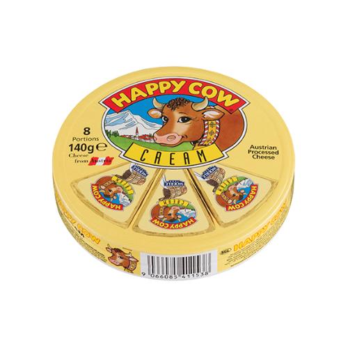 HAPPY COW PROCESSED CREAM CHEESE 140G